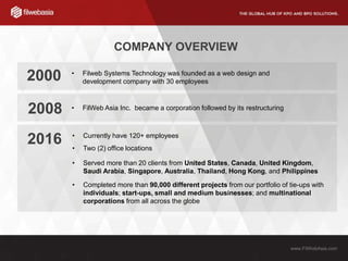 FilWebAsia-Corporate-Capabilities | PPT