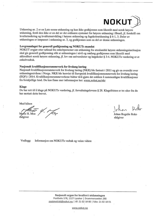 NOKUT's Assessment of Education_NORWAY | PDF