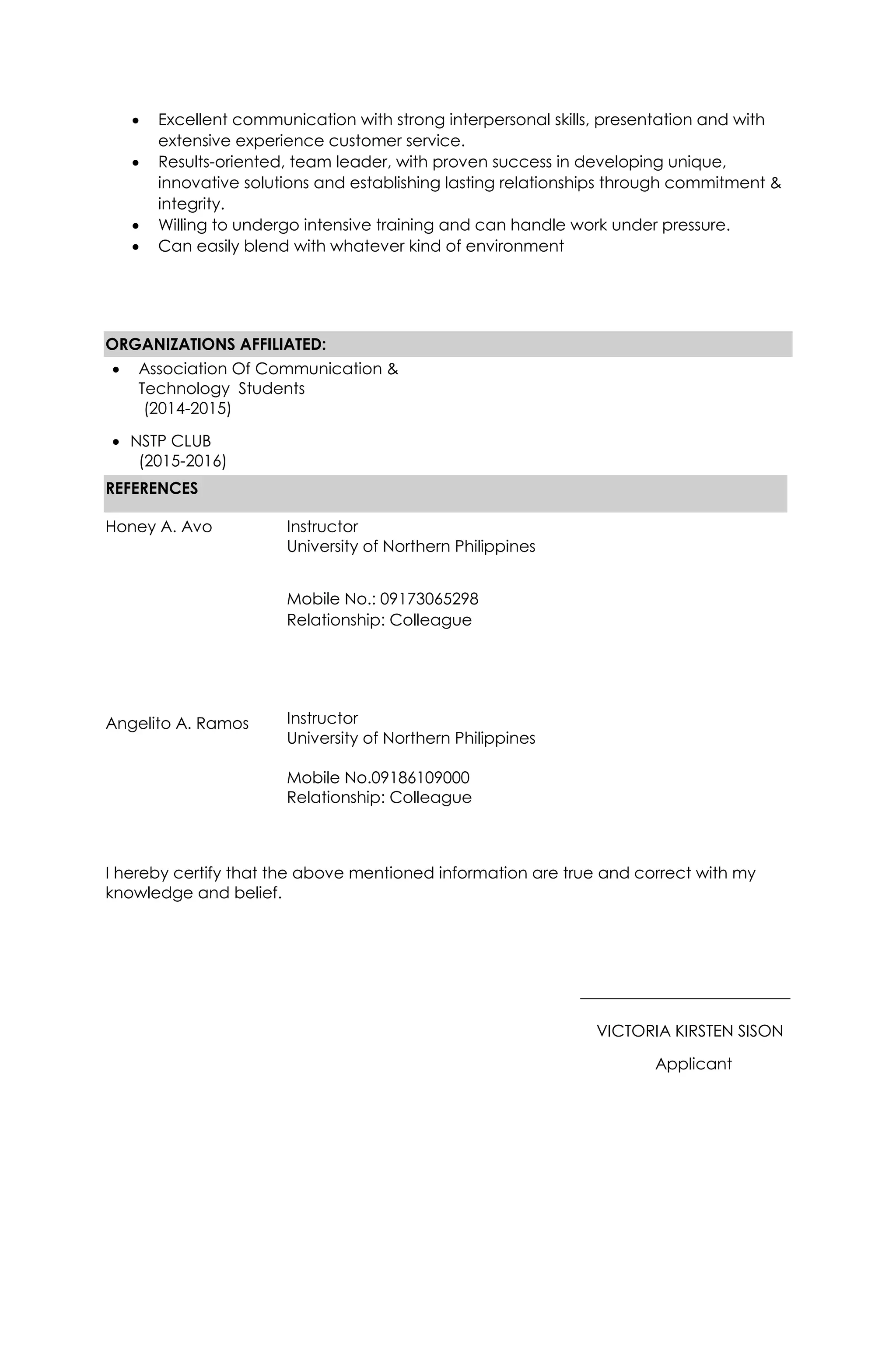 Curiculum Vitae | PDF