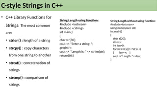 3 (3)Arrays and Strings for 11,12,college.pptx | Free Download