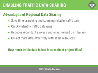 Traffic Duco - Presentation Vegas Conference - Enabling Regional ...