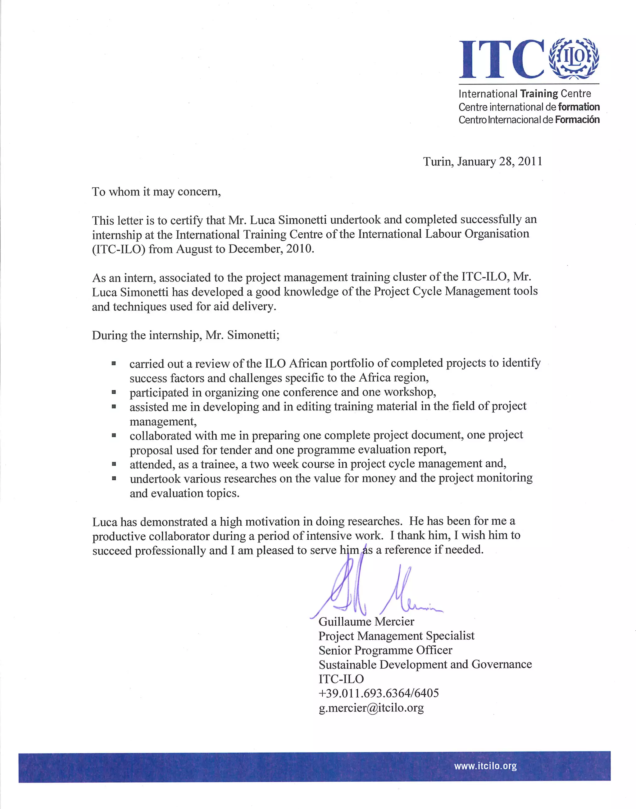 ITC-ILO reference | PDF