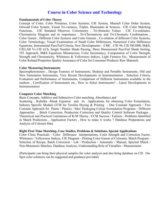 Course Content & Registration Details | PDF