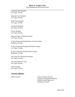 LEMPER CV Updated 04.21.15