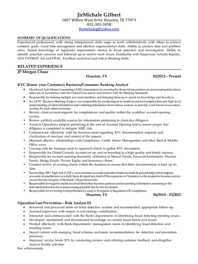 JGilbert Resume 2015 | PDF