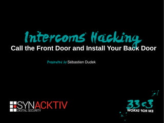 33c3 - 2G and 3G intercom attacks | PDF