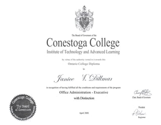 janice OAE diploma | PDF