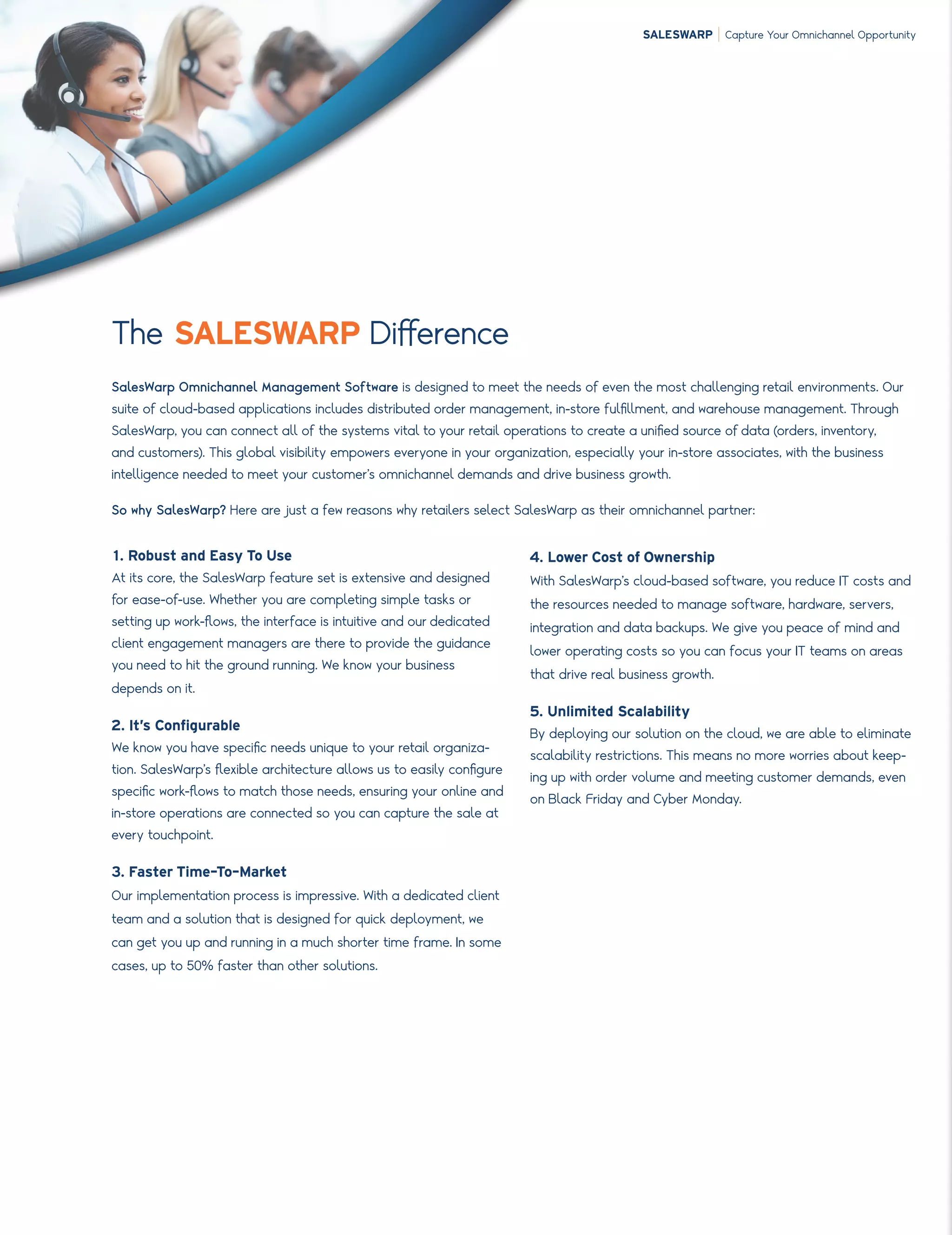 Omnichannel Brochure | PDF | Cloud Computing | Internet