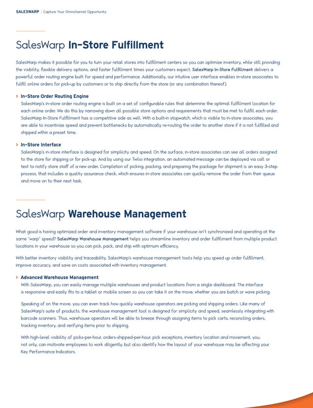 Omnichannel Brochure | PDF | Cloud Computing | Internet