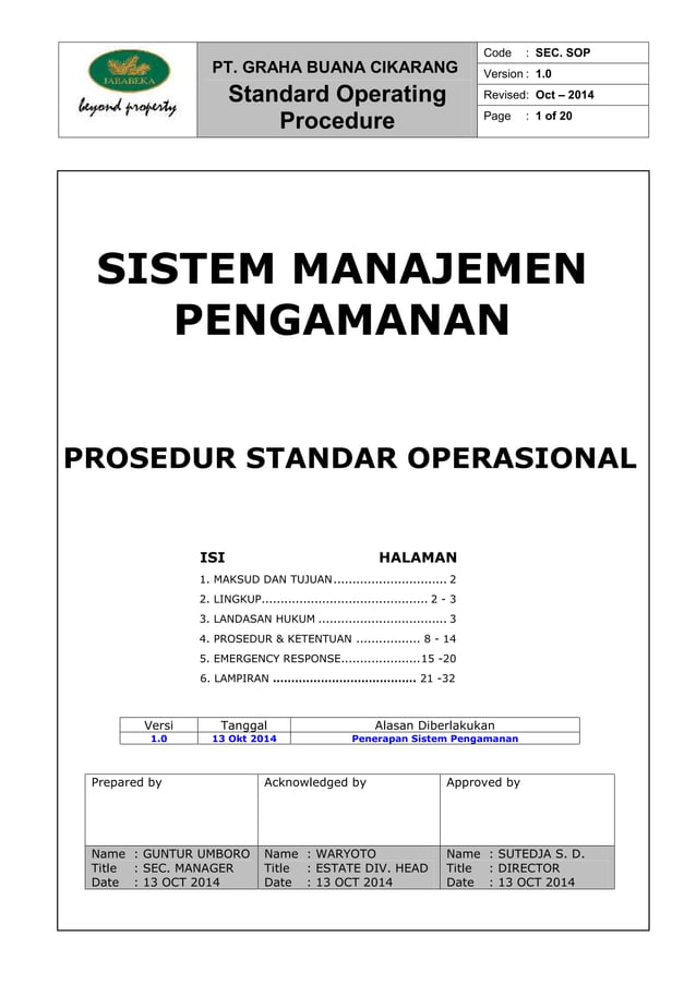 SOP Review Fixed | PDF