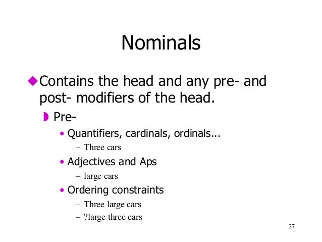 Lecture: Context-Free Grammars