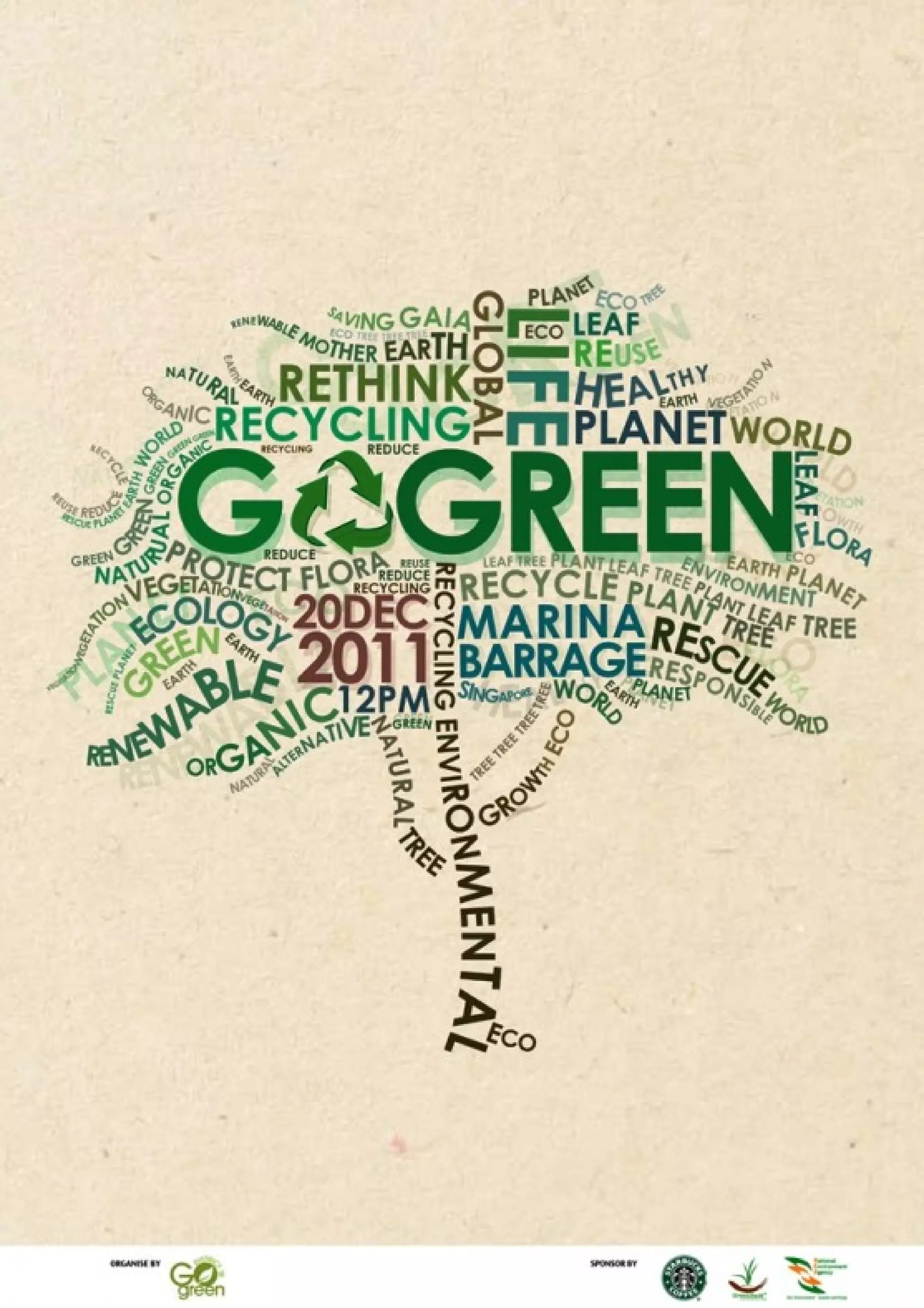 33 contoh poster adiwiyata go green lingkungan hidup hijau | PPTX