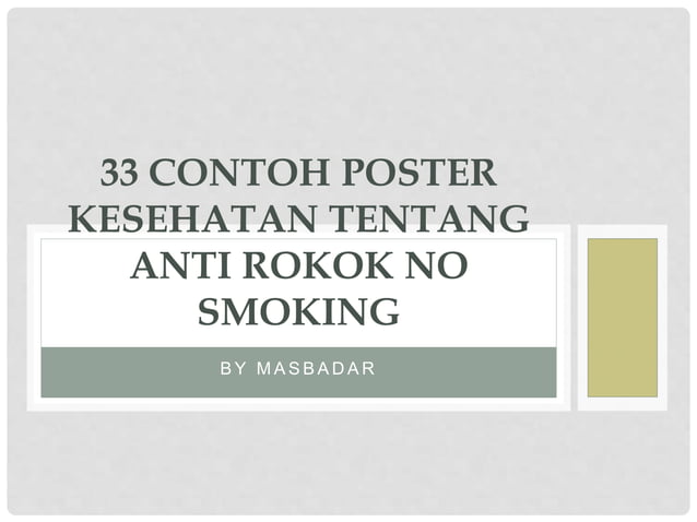 33 contoh poster kesehatan tentang anti rokok no smoking | PPT
