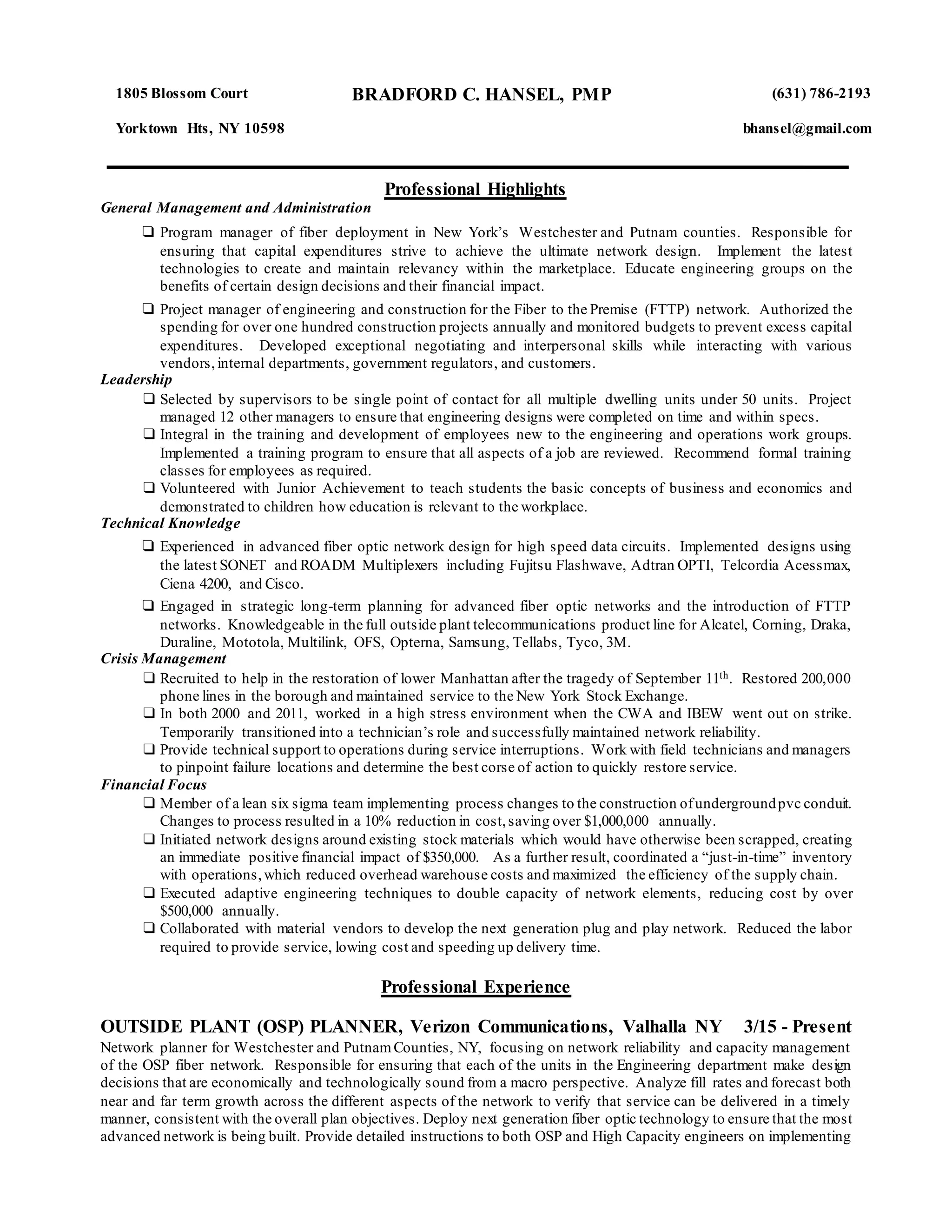 Brad Hansel Resume 8_28_15 | DOCX
