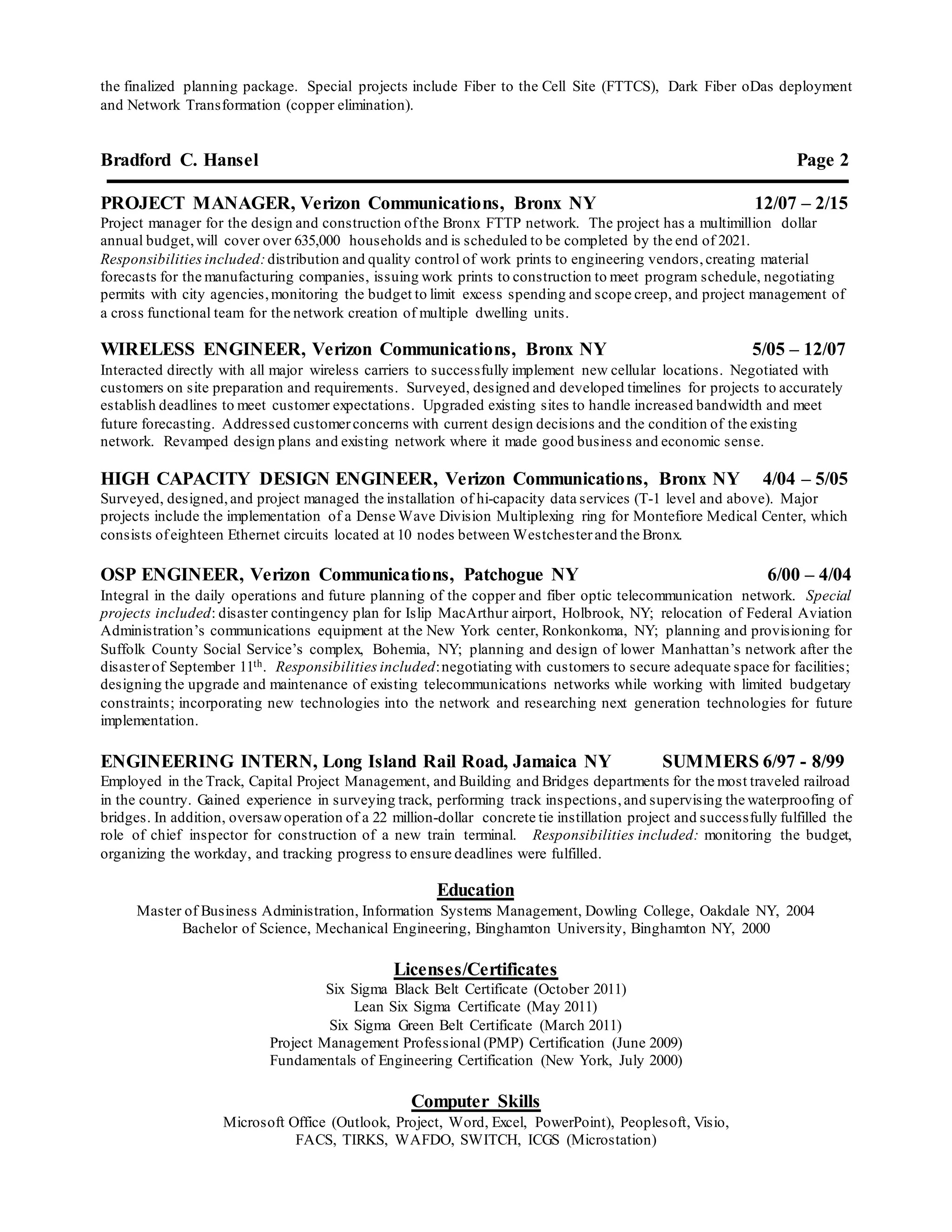 Brad Hansel Resume 8_28_15 | DOCX