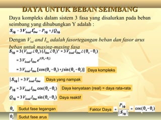 RL - Daya Rangkaian Tiga Fasa | PPT
