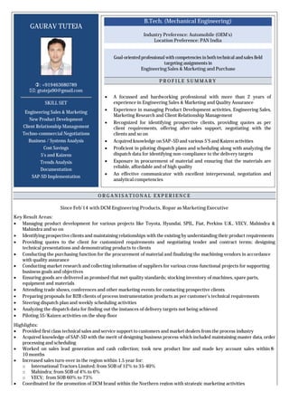 Gaurav Resume | PDF