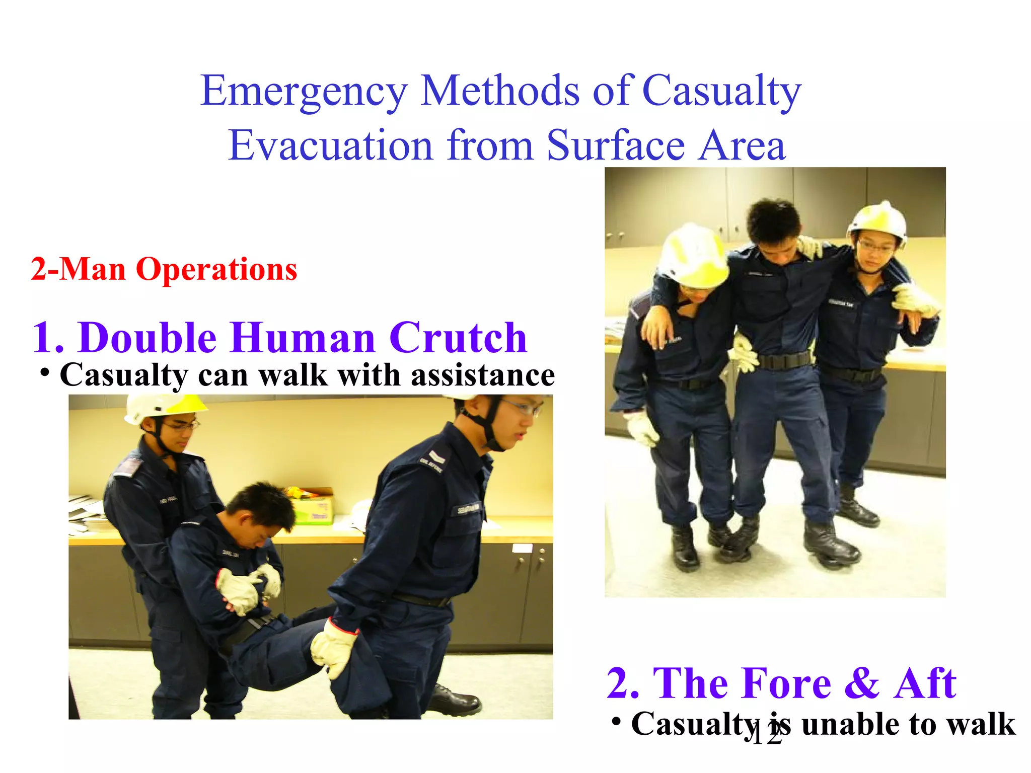 33 emergency methods of moving casualties | PPS