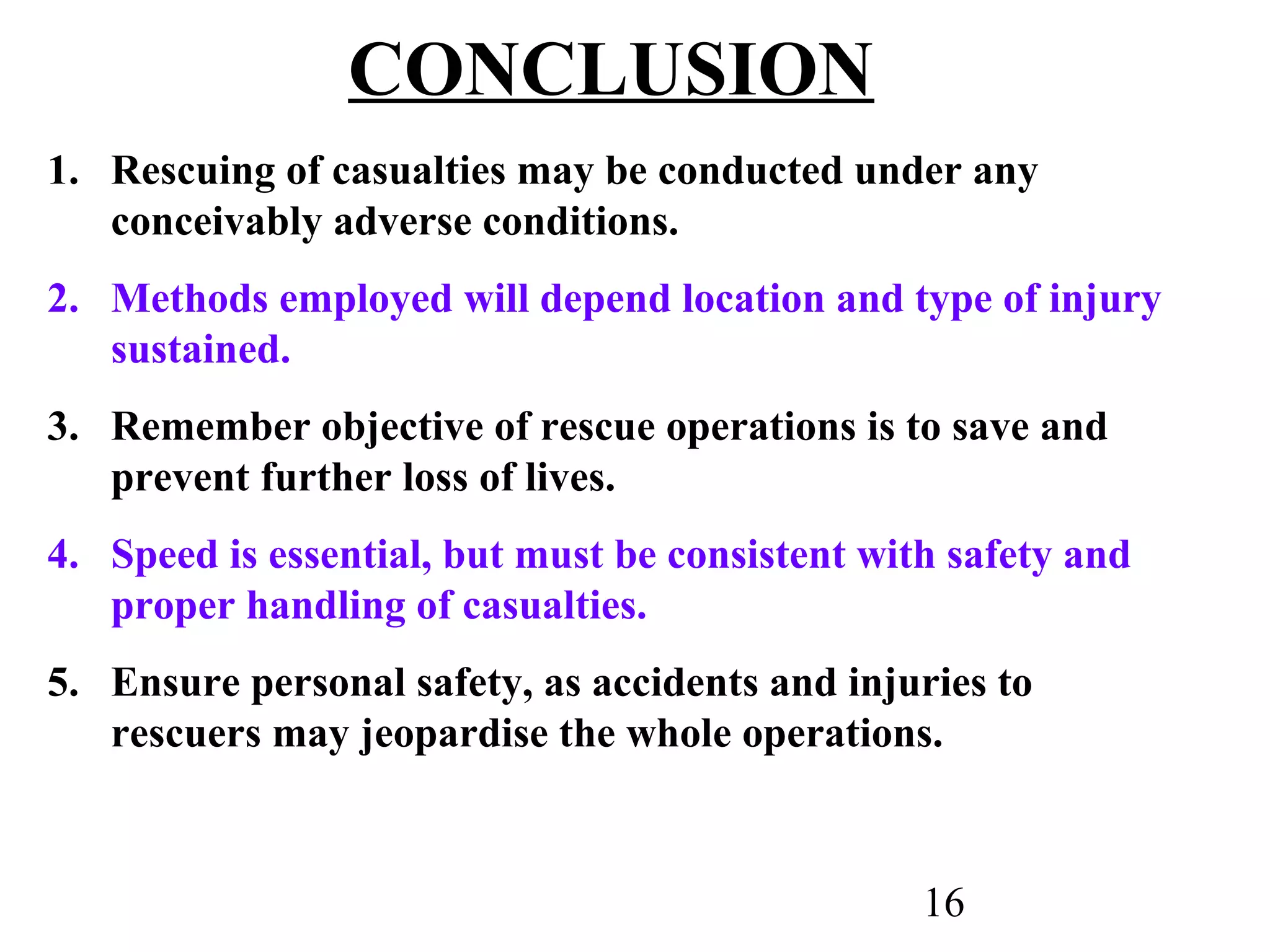 33 emergency methods of moving casualties | PPS