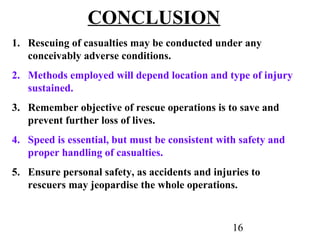 33 emergency methods of moving casualties | PPS