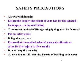 33 emergency methods of moving casualties | PPS