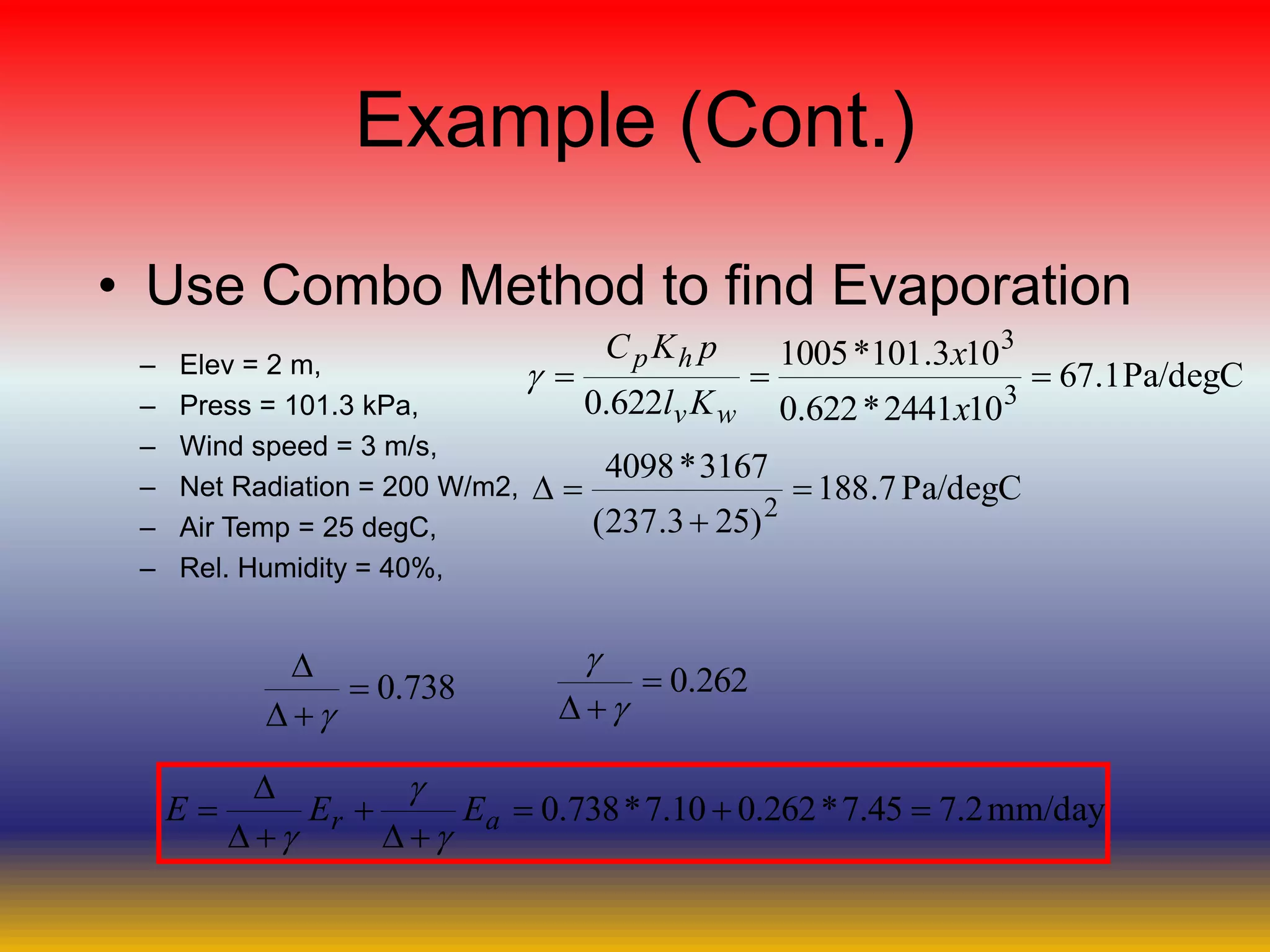 EVAPORATION (LIQUID CONVERSION INTO VAPOUR PRESSURE) | PPT