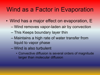 EVAPORATION (LIQUID CONVERSION INTO VAPOUR PRESSURE) | PPT