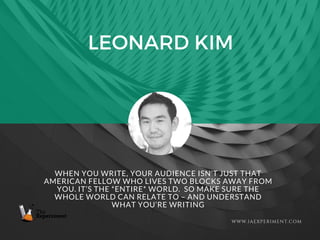 33 explosive content writing tips from 33 content masters | PPT