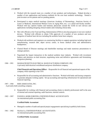 Joe Caruso CV5 | DOC