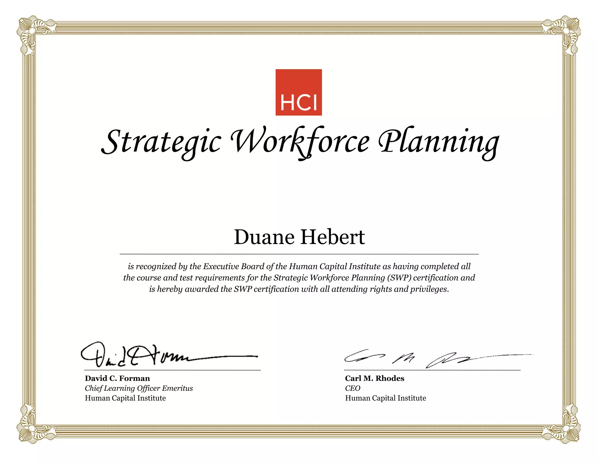 SWP Certification | PPT