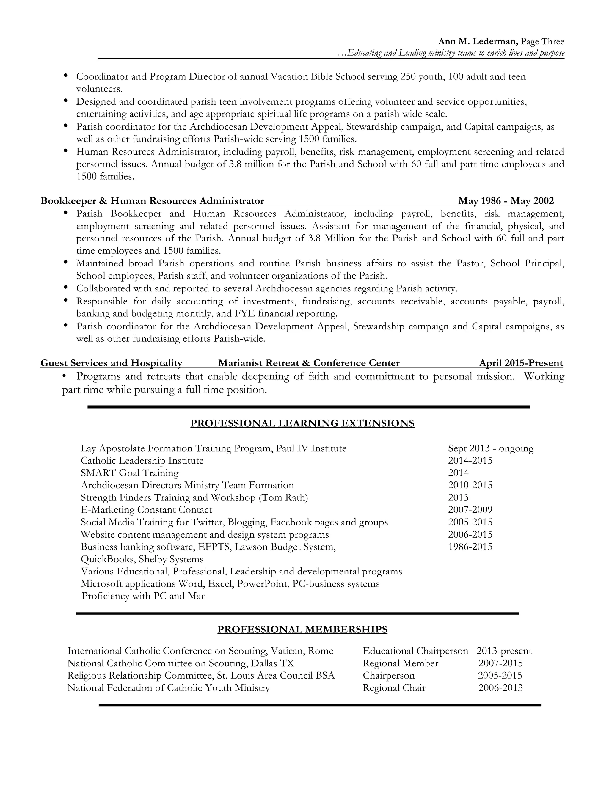 Resume Ann M. Lederman 1.2doc