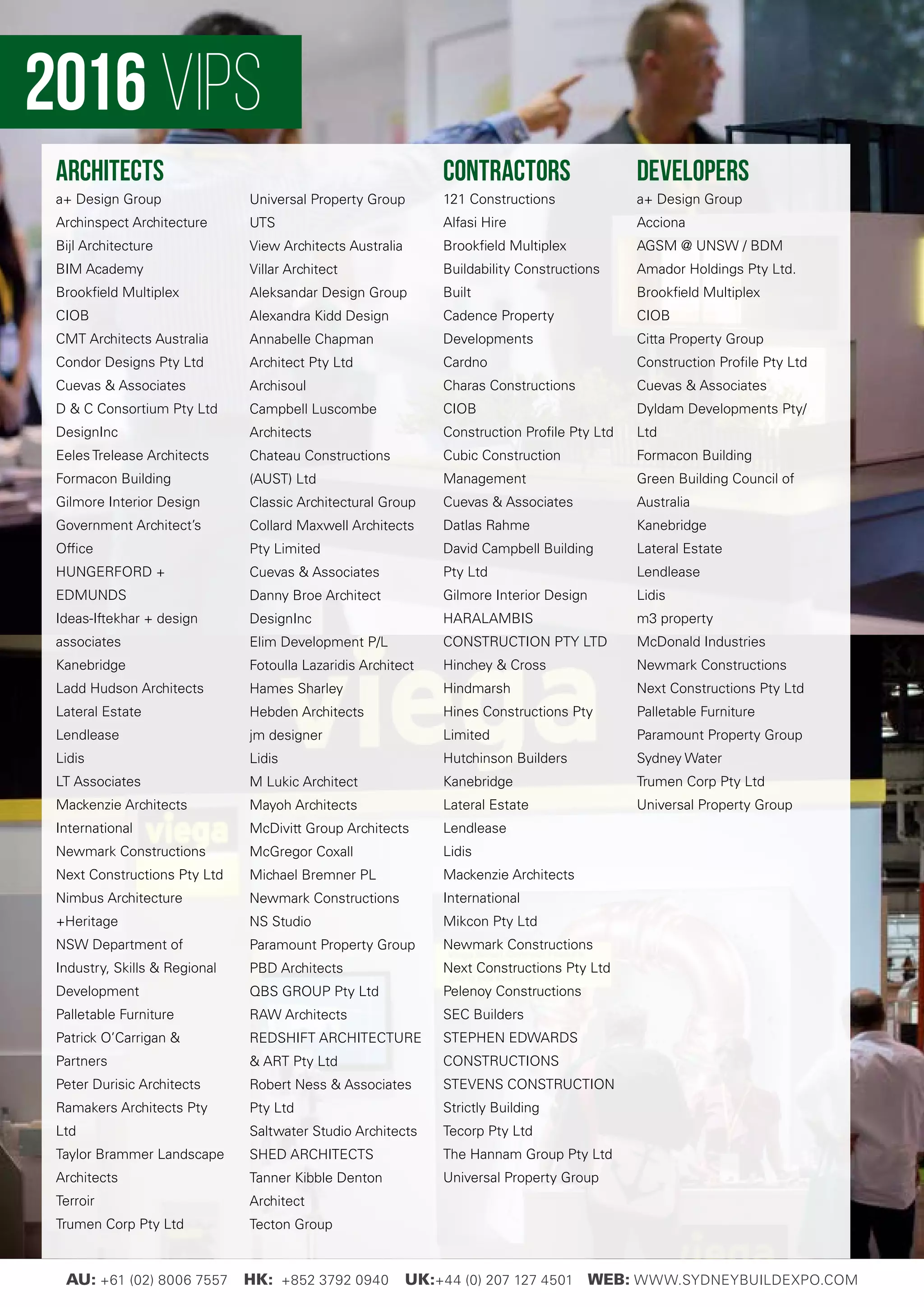 Sydney Build Post Show Report | PDF