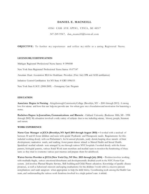 Current Resume | PDF