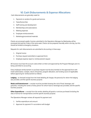 Accounting Policies and Procedures Sample | PDF