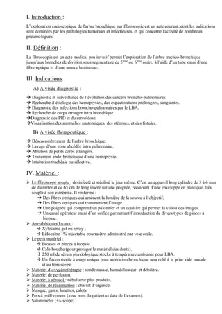 Fibroscopie bronchique | PDF