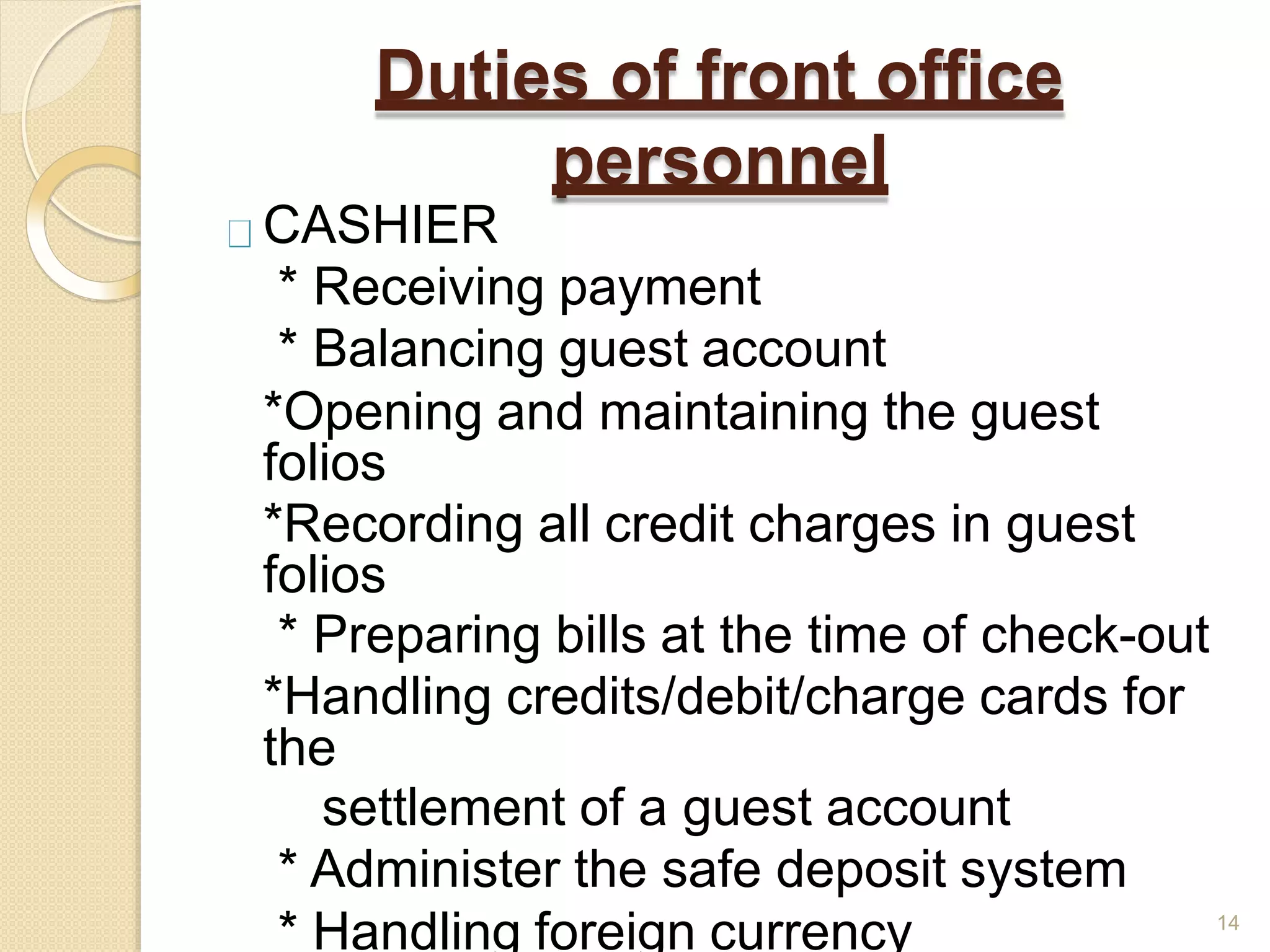 33 Front office operation in star hotel.pptx