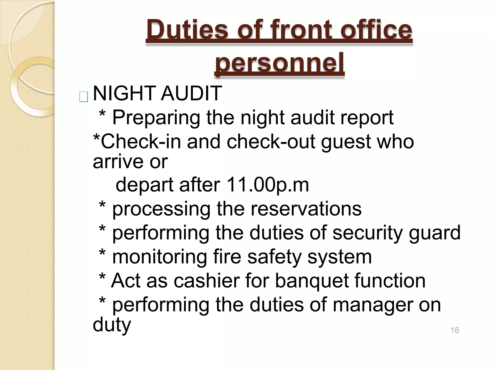 33 Front office operation in star hotel.pptx