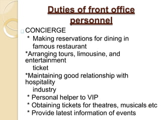 33 Front office operation in star hotel.pptx