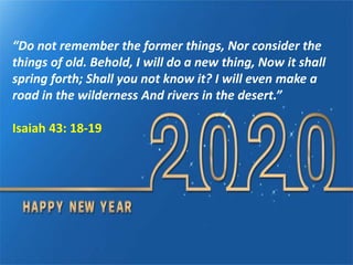 33 Inspiring Bible Verses To Start Off A Great New Year | PPTX