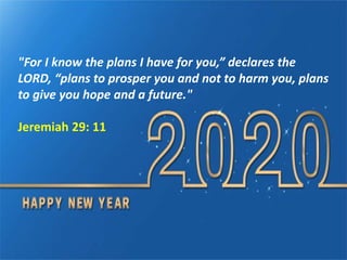 33 Inspiring Bible Verses To Start Off A Great New Year | PPTX