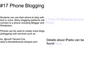 33 Interesting Ways to use Mobile Devices in the classroom | PPT ...