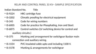 33 KV SUBSTATION.pptx FROM LAYOUT TO PROTECTION | PPTX