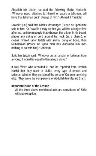 33 lessons for every muslim Abdul-Aziz Saleh al-Shomar | PDF