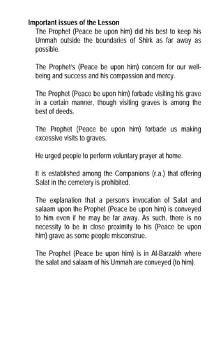33 lessons for every muslim Abdul-Aziz Saleh al-Shomar | PDF