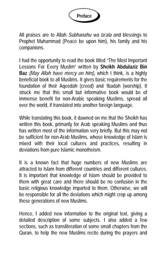 33 lessons for every muslim Abdul-Aziz Saleh al-Shomar | PDF