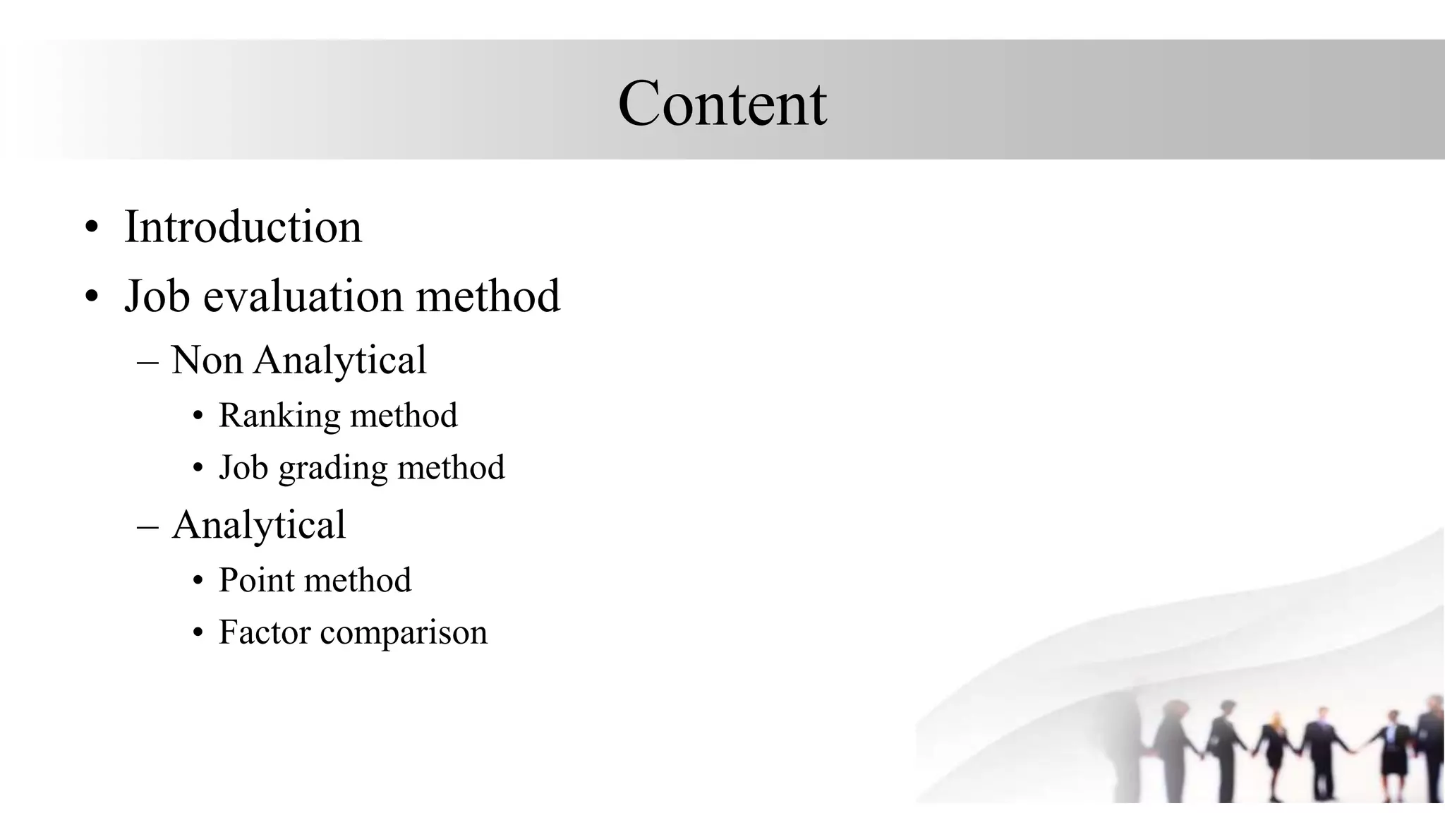 method of job evaluation | PPTX