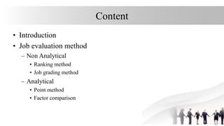 method of job evaluation | PPTX