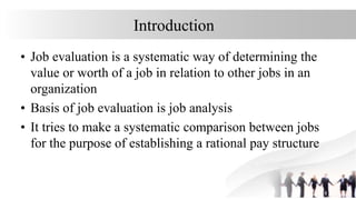 method of job evaluation | PPTX