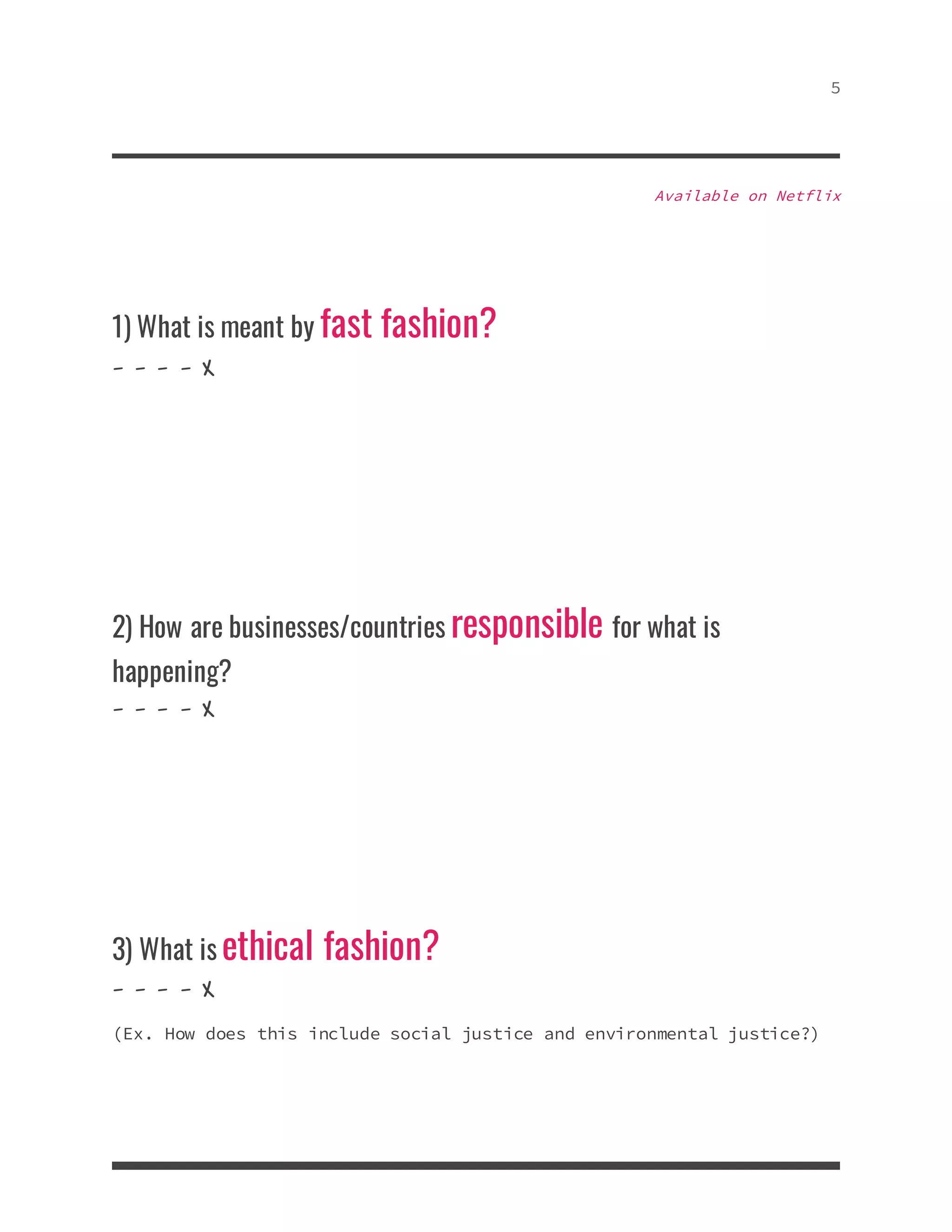 Cost of fashion | PDF