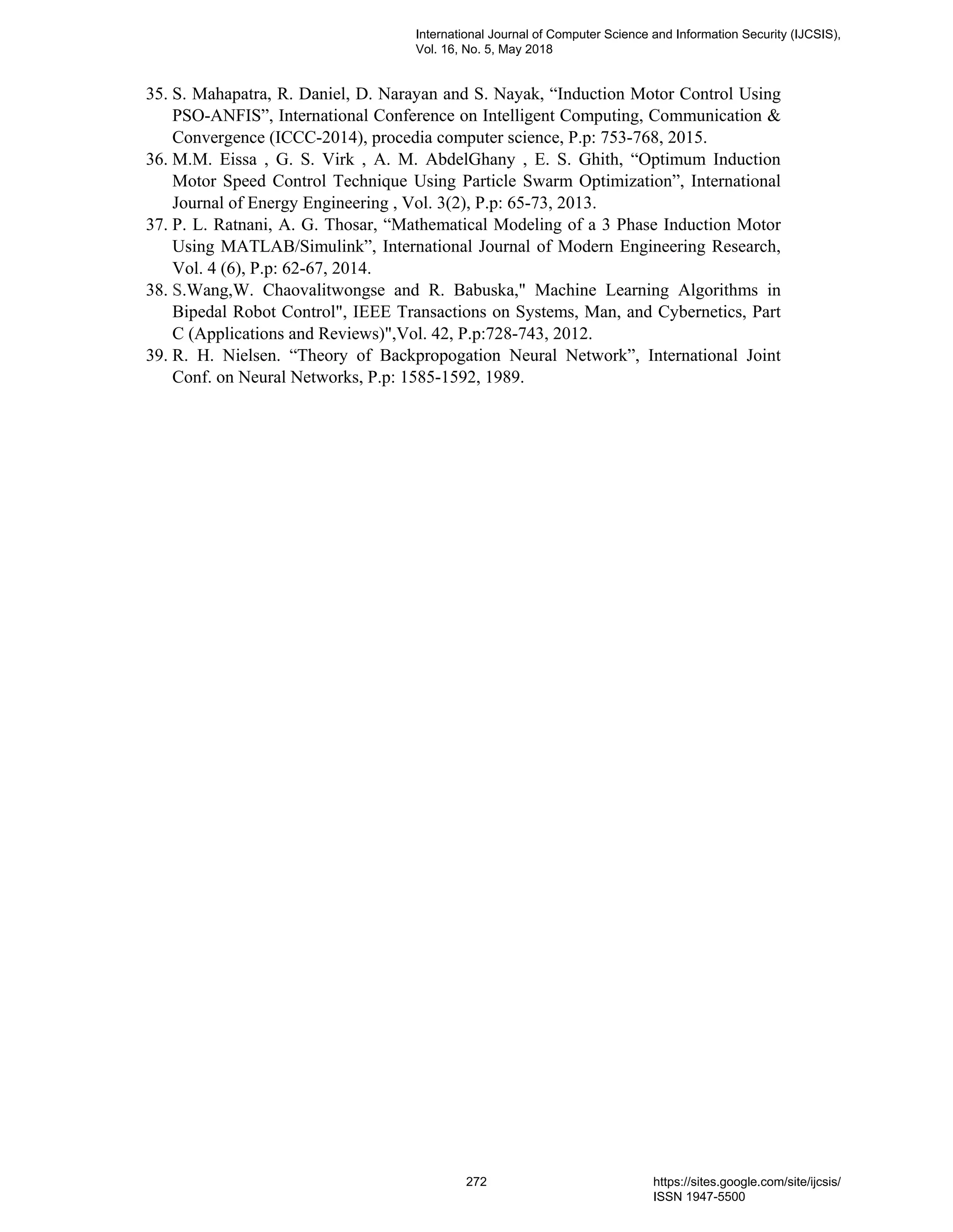 Speed Control Of Three Phase Induction Motor Using Neural Network Pdf